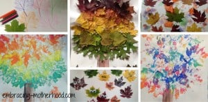 6 Fall Leaf Art Activities | Embracing Motherhood