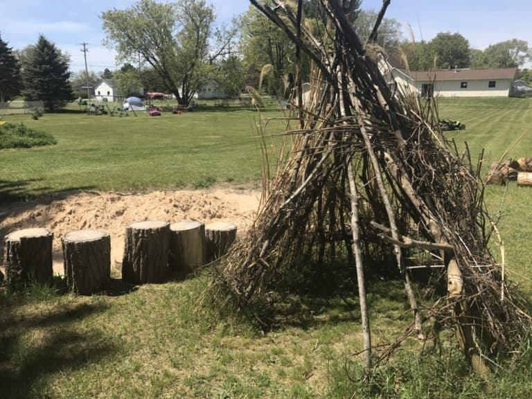 How to Make an Outdoor Teepee – Embracing Motherhood