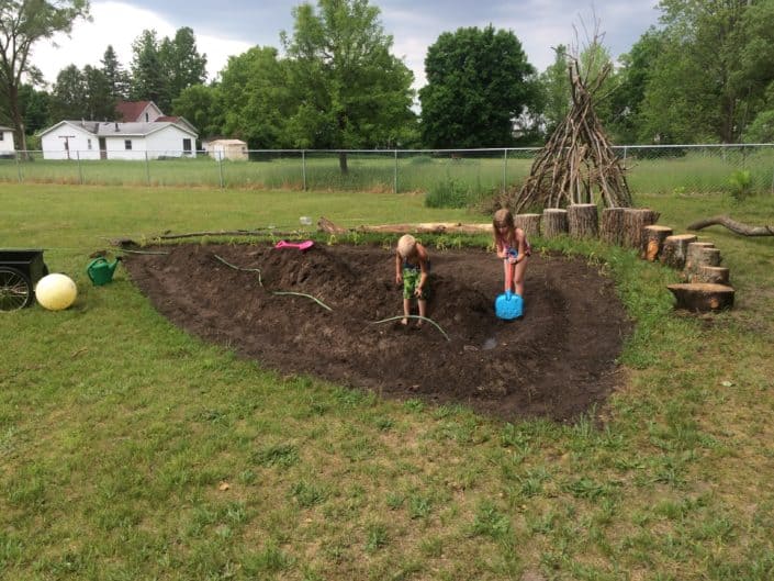 How to Make a Mud Pit for Summer Fun | Embracing Motherhood