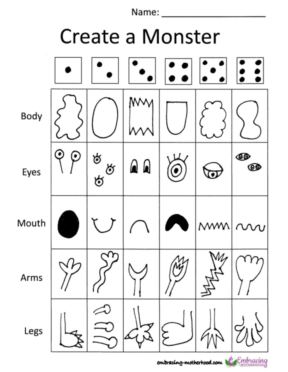 A Monster Art Project | Embracing Motherhood