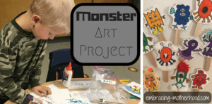 A Monster Art Project | Embracing Motherhood