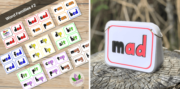 #6-Teaching Phonics with Three Letter Word Families | Embracing Motherhood